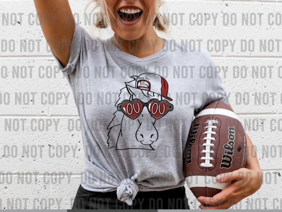 OU Sooners Oklahoma Mascot Design Themed Colors DTF Print – BB Subs and ...